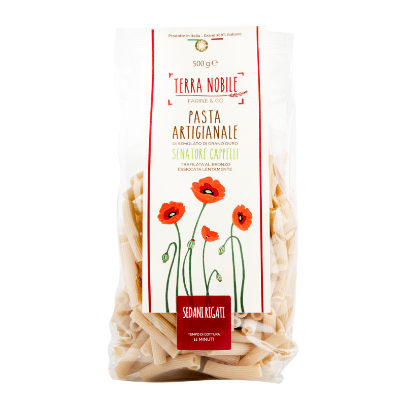 Sedanini Rigati 500g - Pasta artigianale d'Abruzzo - Terra Nobile ...
